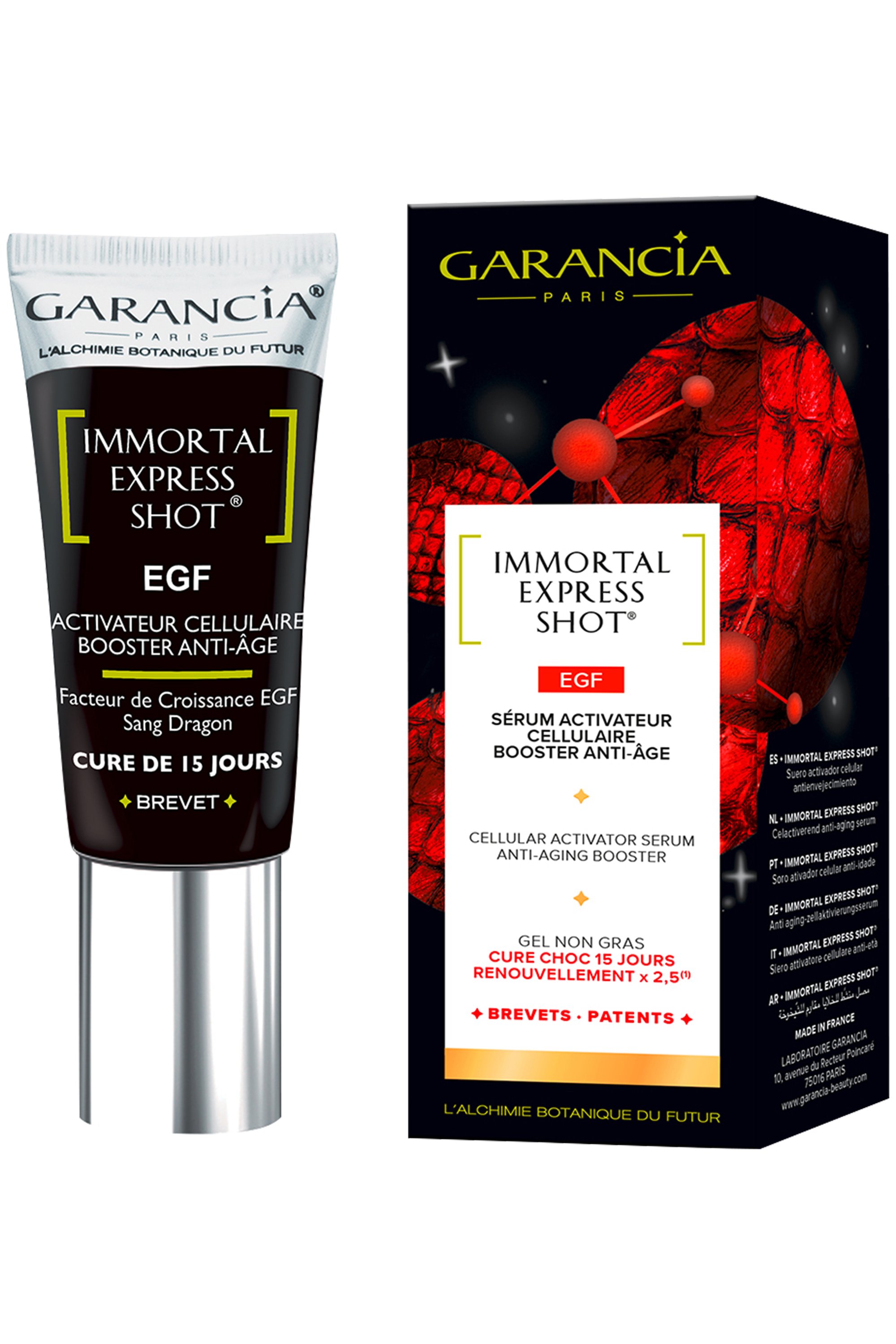 Garancia - Sérum booster anti-âge Immortal Express EGF® Shot - Blissim