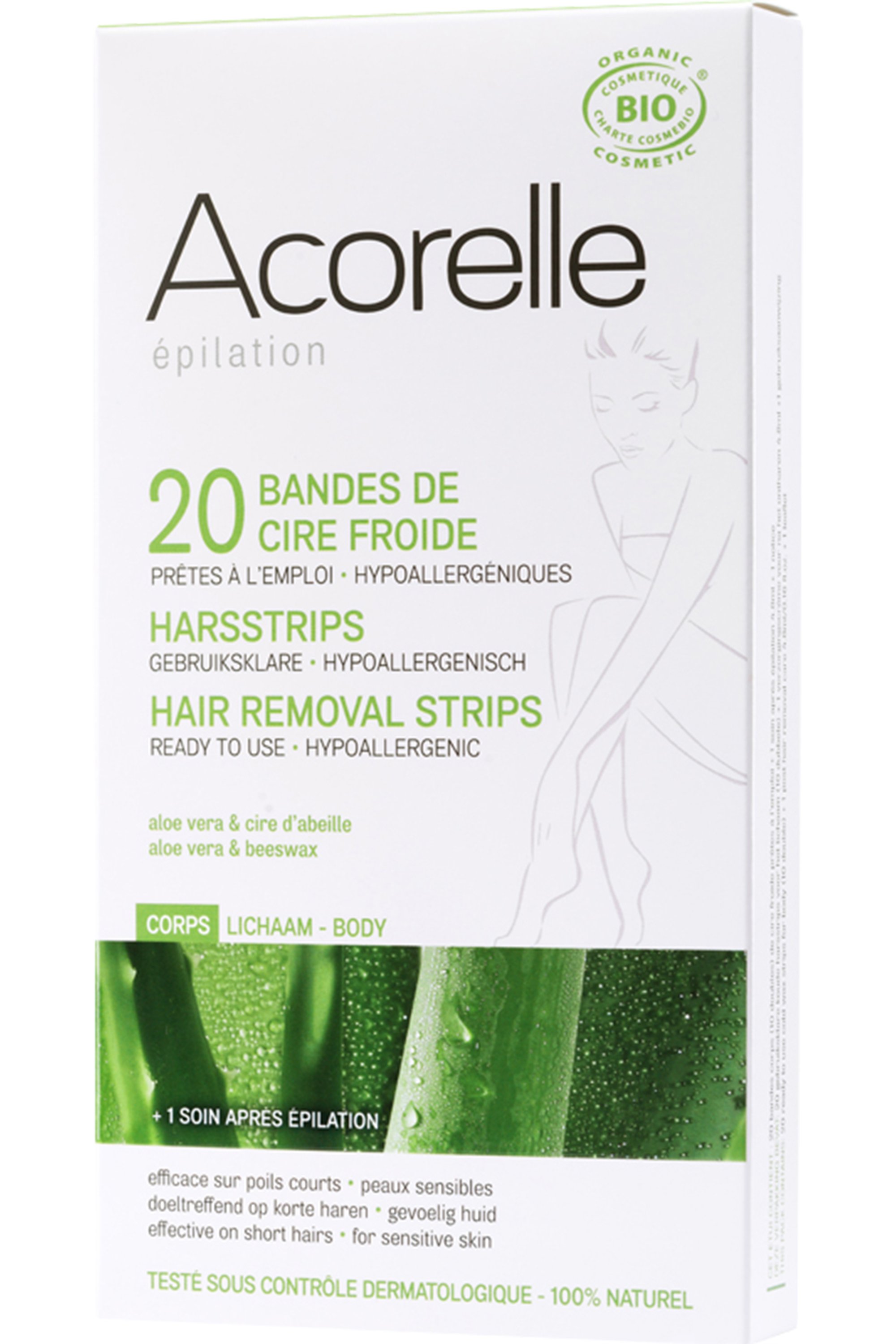 Acorelle - Cire d’épilation pelable naturelle & zéro-déchet - Blissim