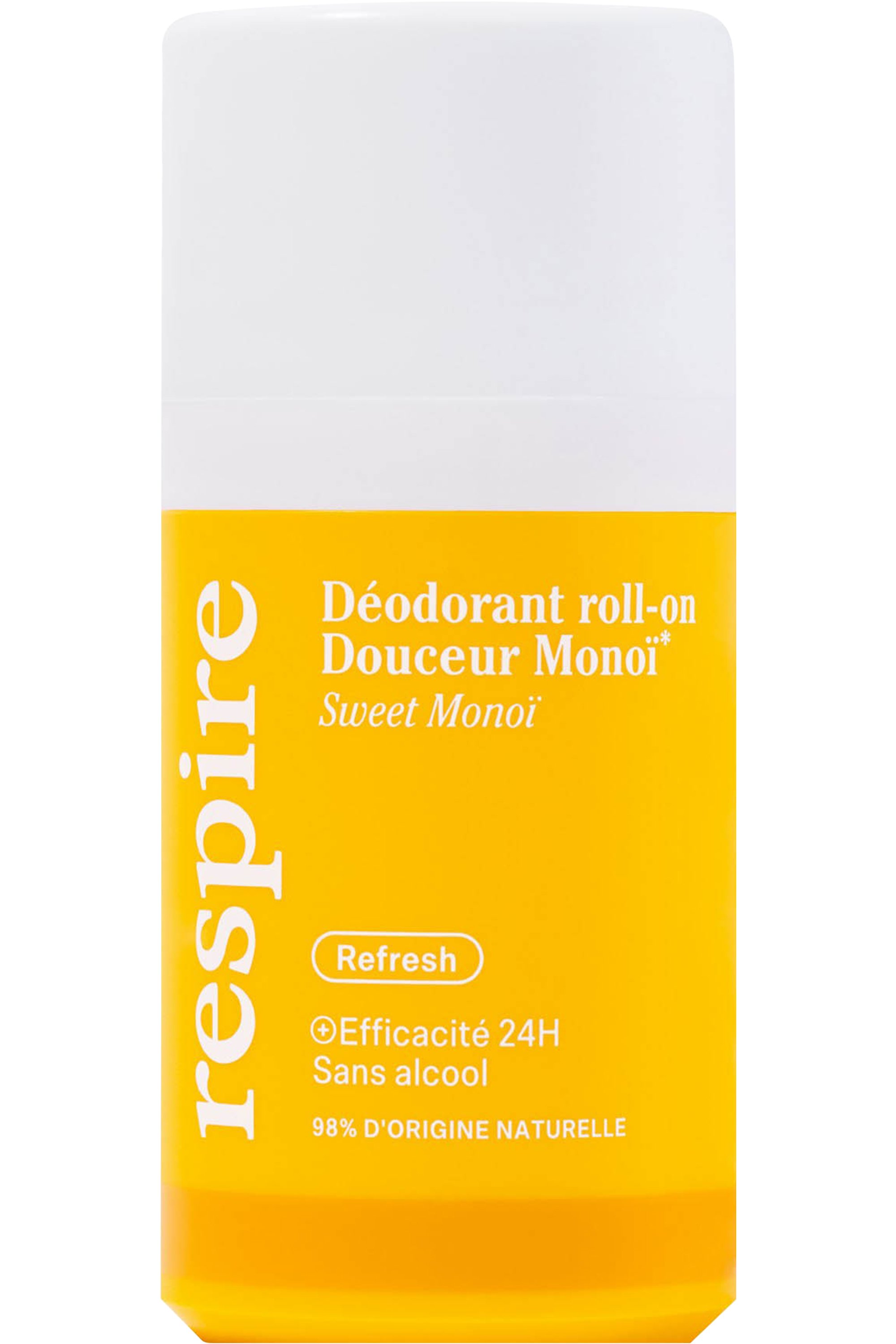 Respire - Déodorant roll-on douceur Monoï rechargeable - Blissim