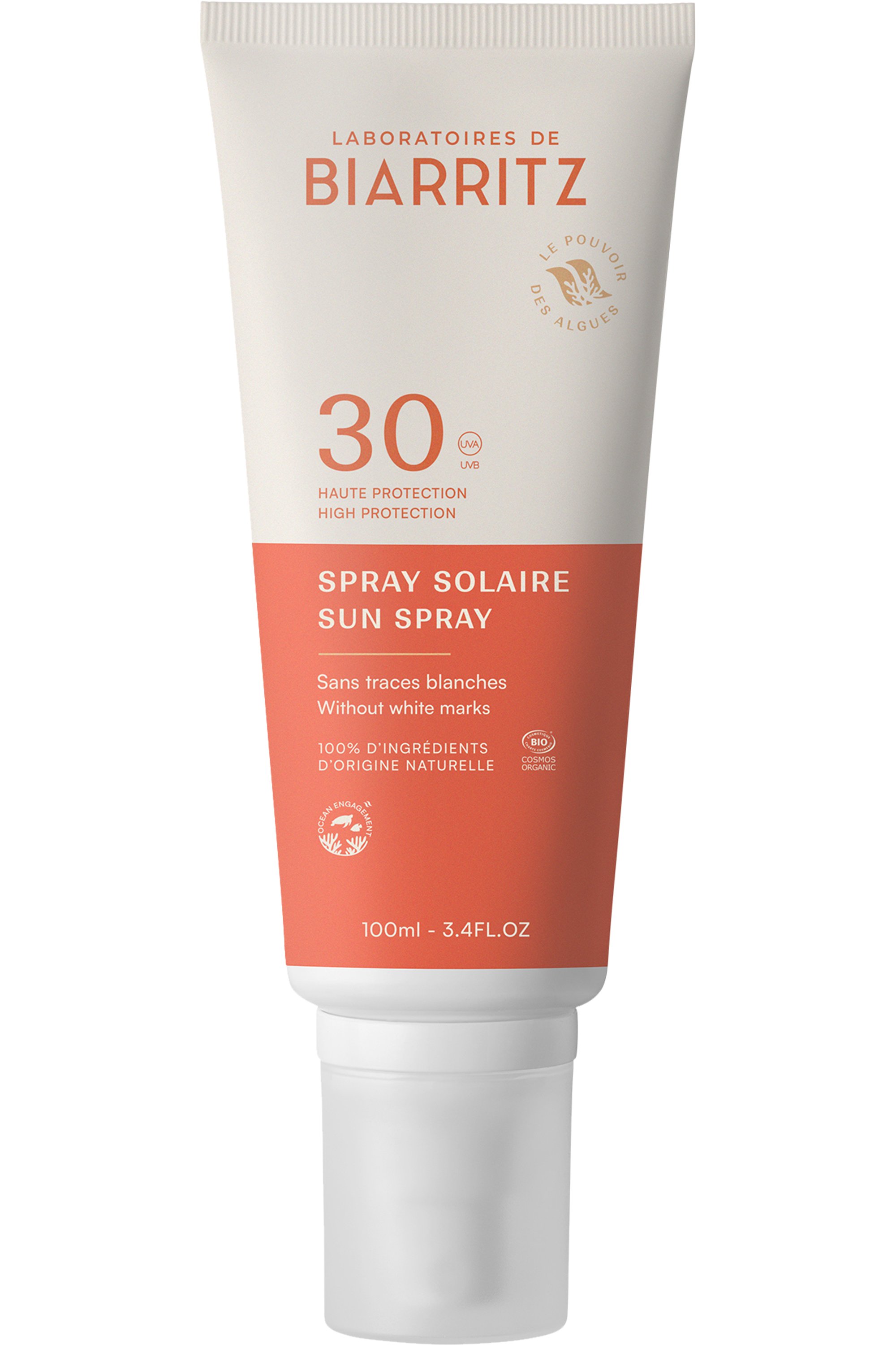 LABORATOIRES DE BIARRITZ - Spray solaire SPF30 visage & corps - Blissim