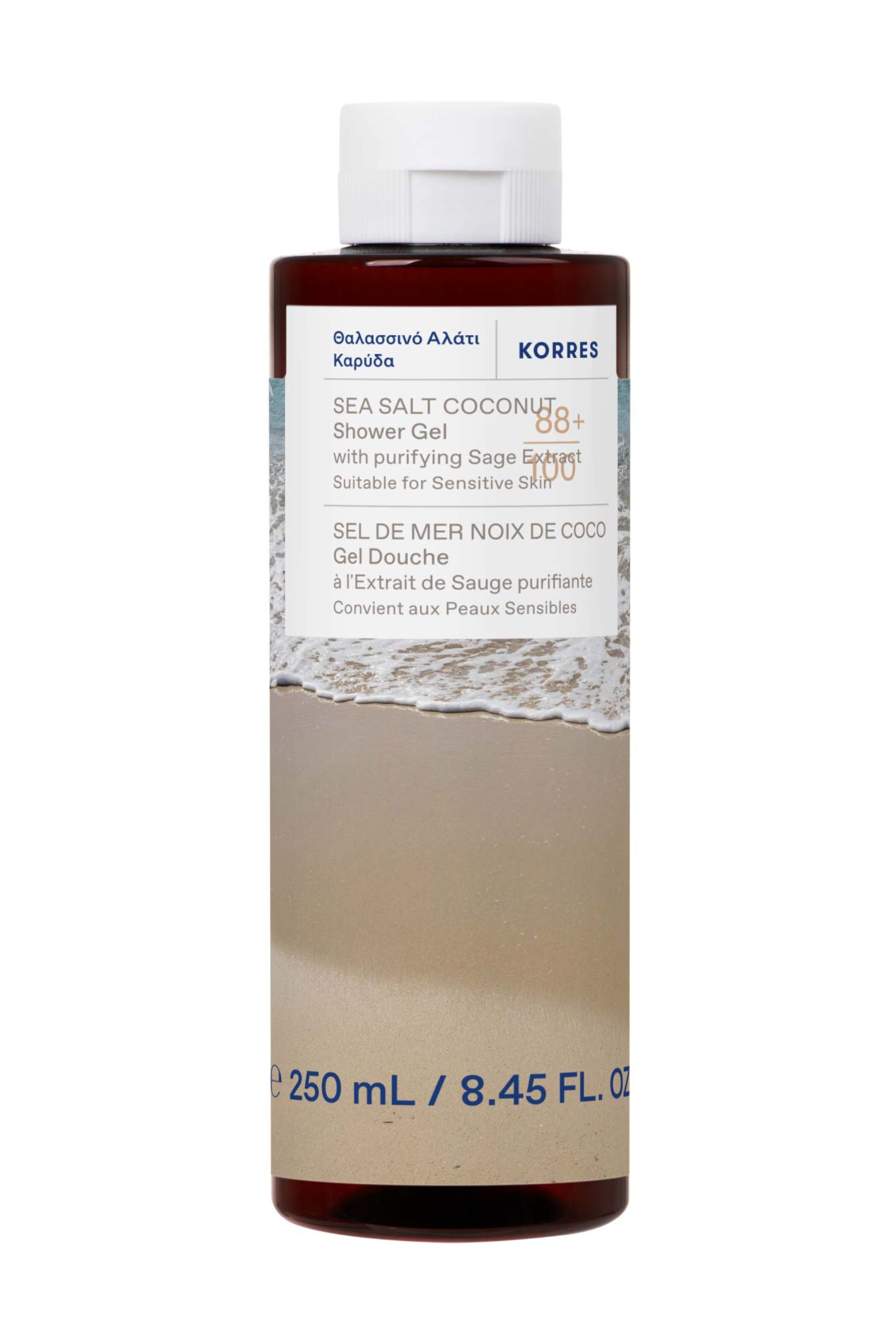 Korres - Gel douche sel de mer noix de coco - Blissim